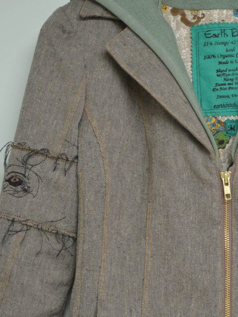 Elephant Embroidered Jacket | Designer Womens Jackets